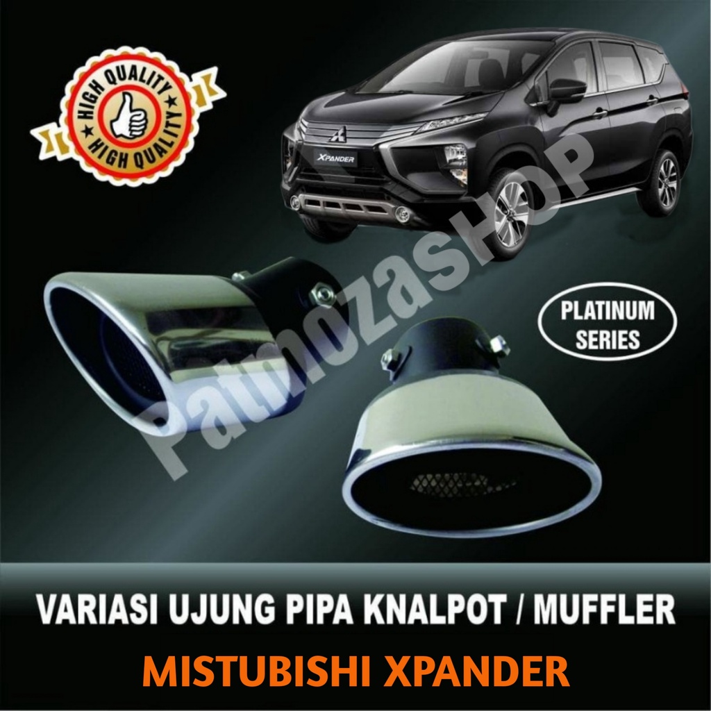Jual Muffler Variasi Ujung Pipa Knalpot - Platinum - Mitsubishi Xpander ...