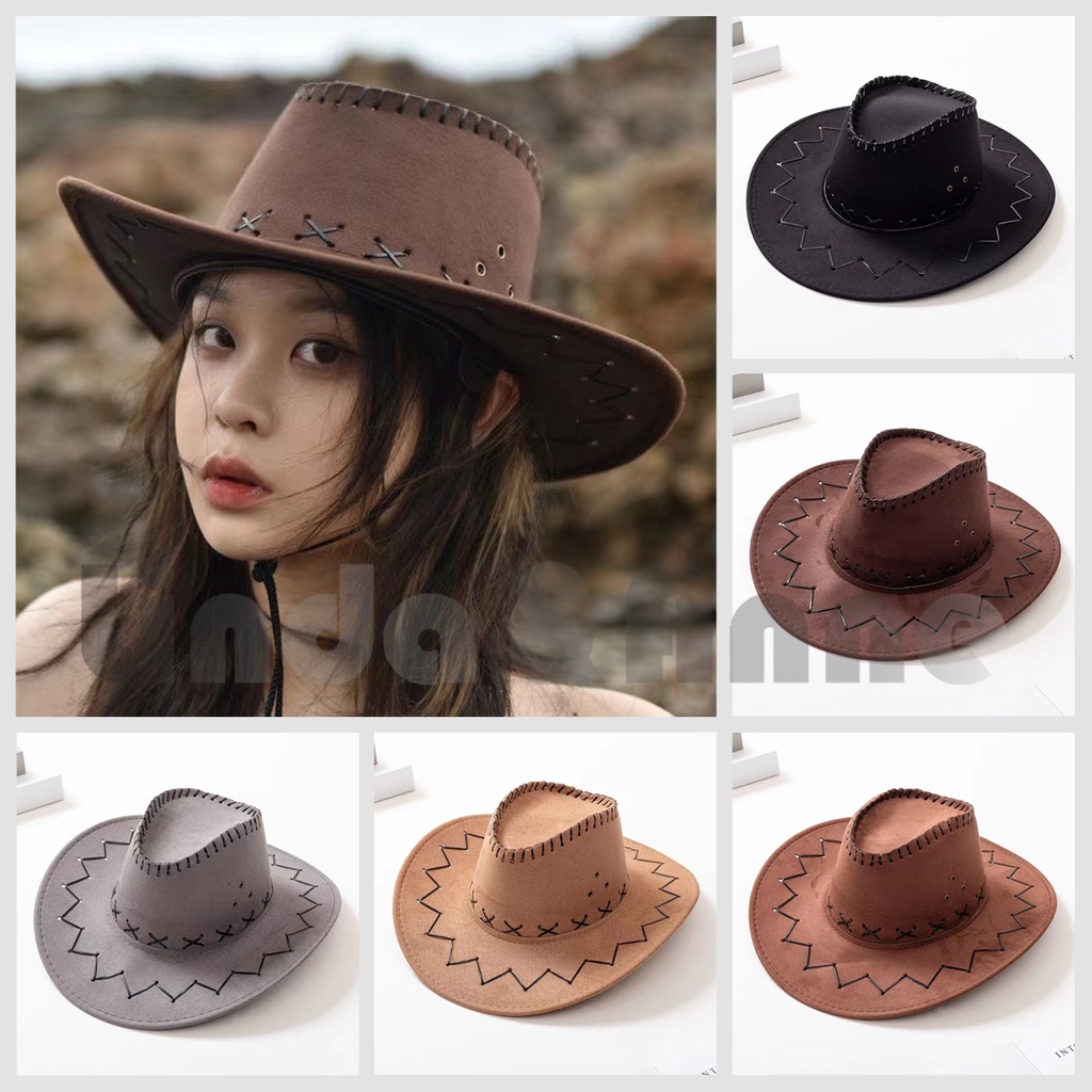 Jual Topi Koboy / Topi Cowboy Amerika Laken Dewasa - Topi Koboy ...