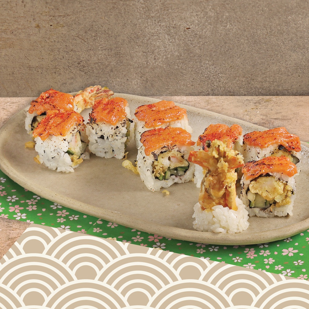 Jual Ebi Mentaiko Roll - Sushi [Zenbu Menu] | Shopee Indonesia