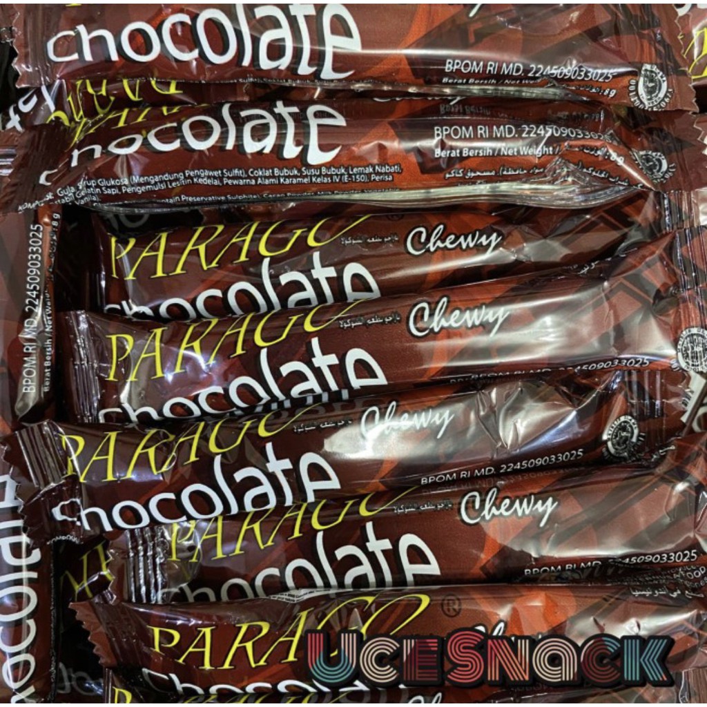 Jual PERMEN COKLAT PARAGO / PARAGO CHEWY CHOCOLATE CANDY 1/4KG 250GRAM ...