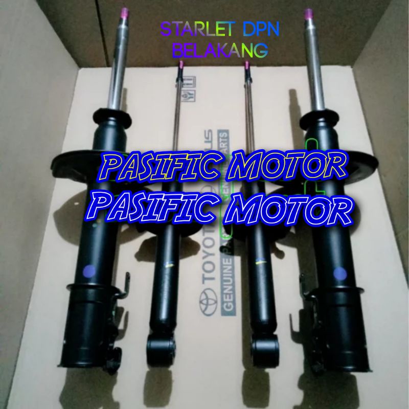 Jual shockbreaker shock absorber Toyota Starlet depan belakang original ...
