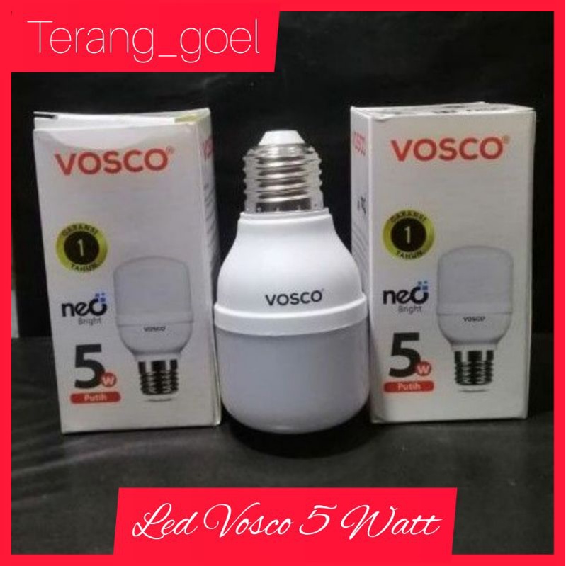 Jual Lampu Led 5 watt Kapsul Vosco Neo / Vosco Neo Lampu Led 5 Watt Kapsul | Shopee Indonesia