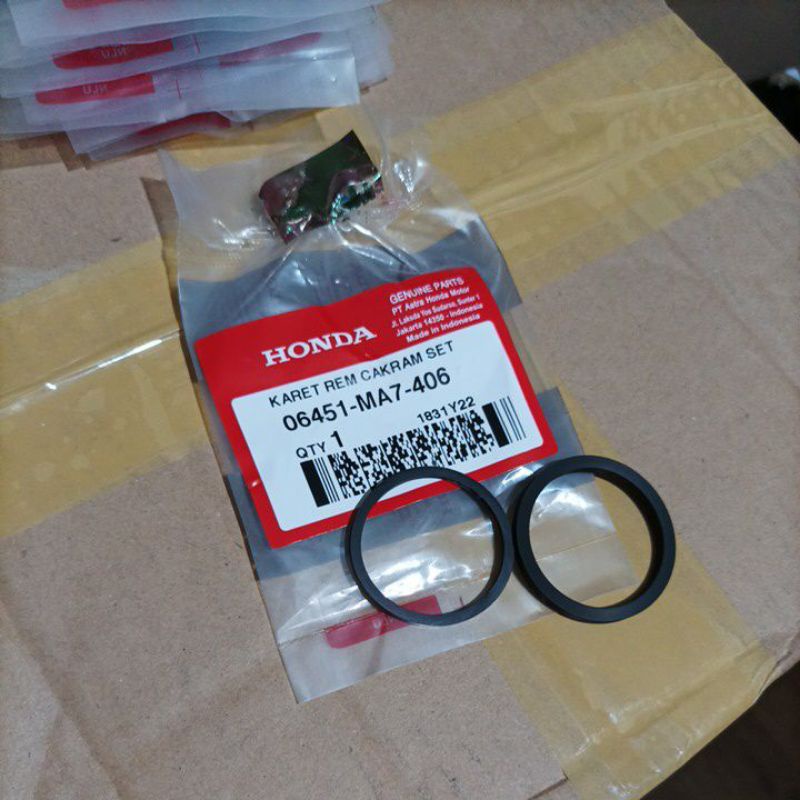 Jual 06451 MA7 406 ORING PALA BABI BELAKANG - ORING KALIPER BELAKANG CB150R SONIC CS1 SUPRA X125 ...