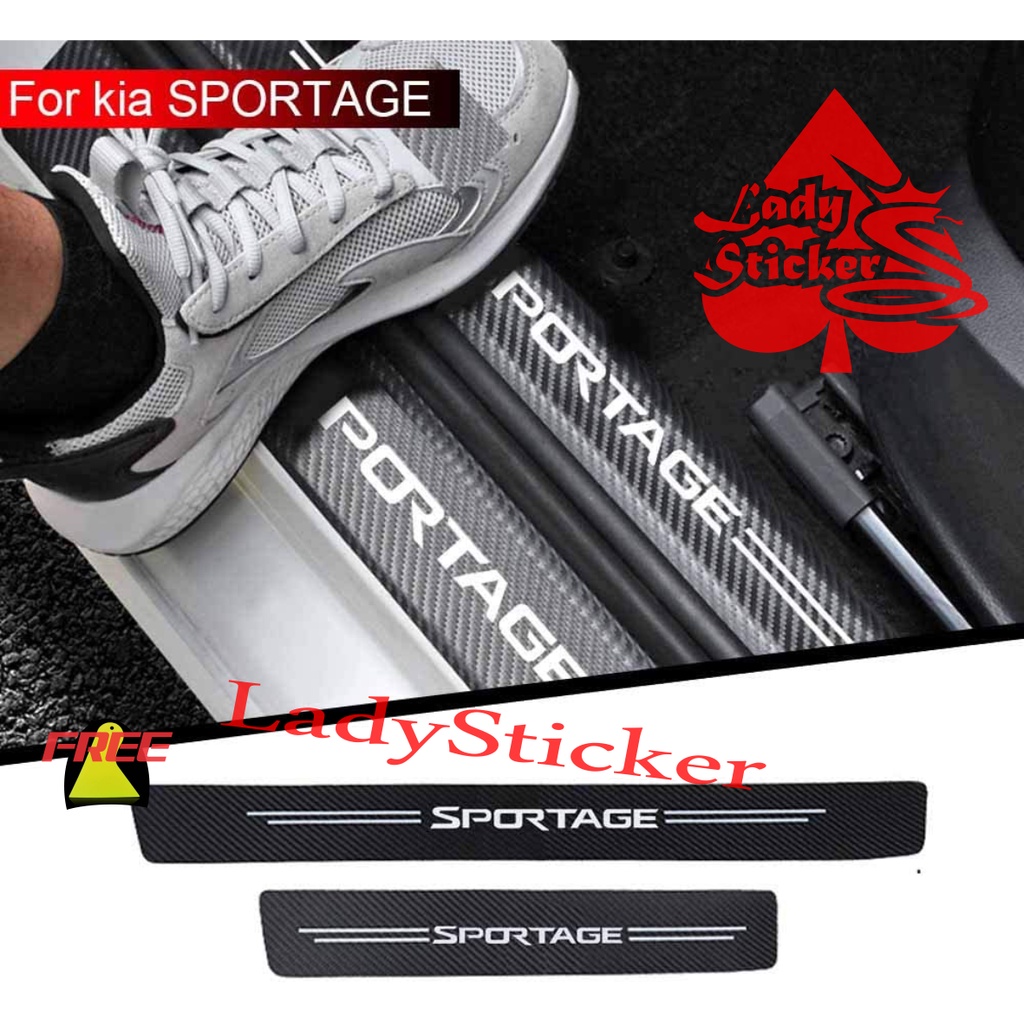 Jual STICKER STIKER MOBIL KIA SPORTAGE STIKER KARBON 3 PELINDUNG ...