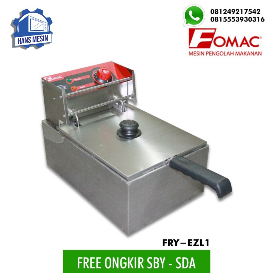 Jual Mesin penggorengan electric deep fryer FRY EZL1 FOMAC | Shopee ...