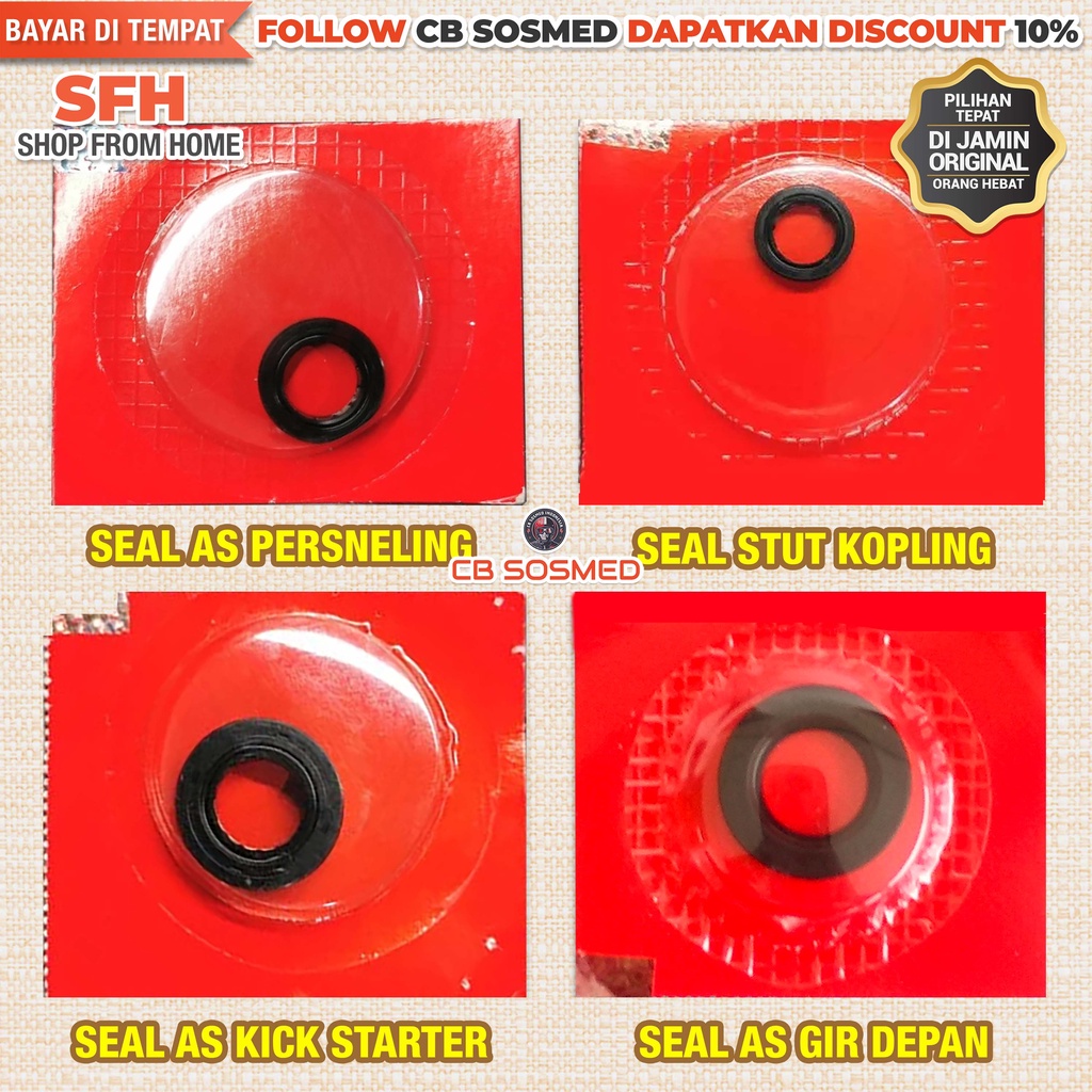 Jual Paket Sil Oli Mesin New Megapro Monoshock Seal Stut Kopling MP ...