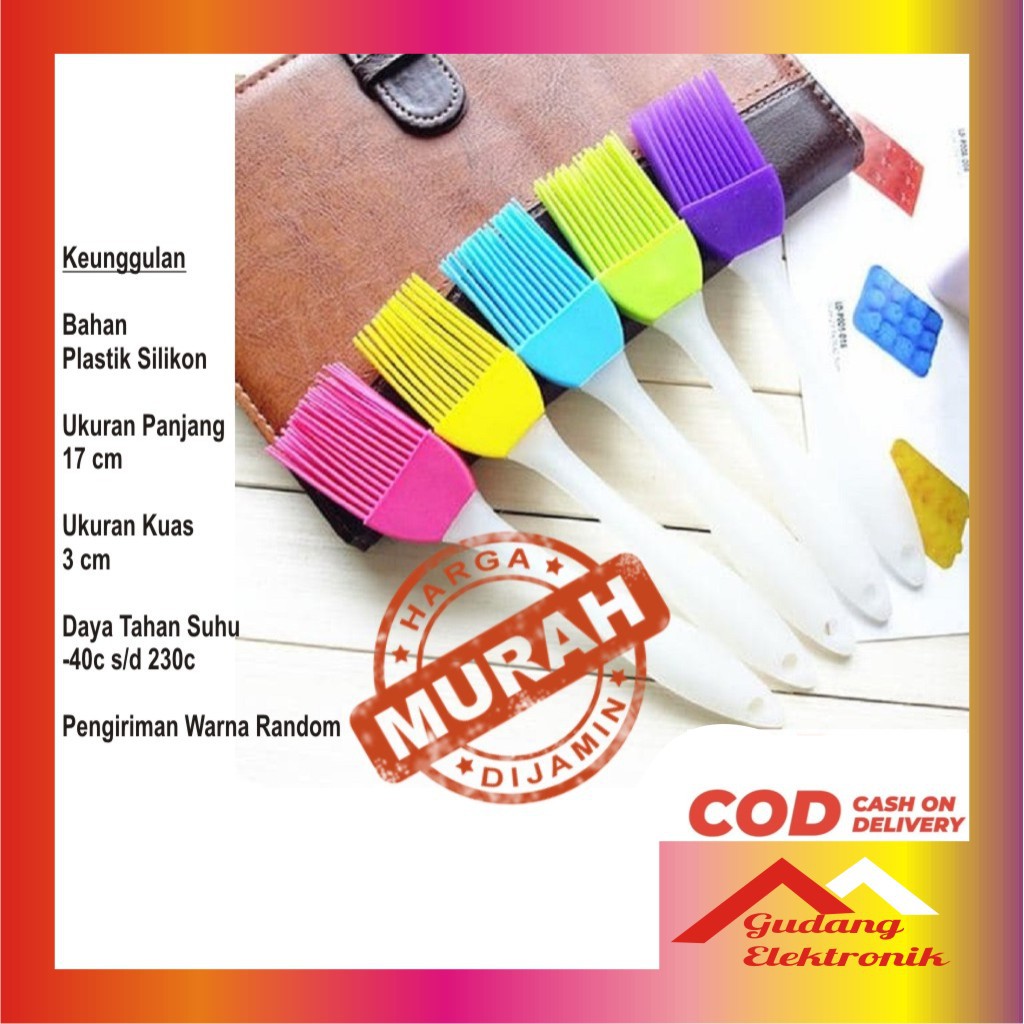 Jual Kuas Silikon Roti Cake Mentega Food Brush | Shopee Indonesia