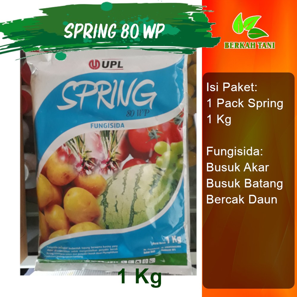 Jual Spring 80wp 1Kg Fungisida Busuk Akar Batang dan Daun | Shopee ...