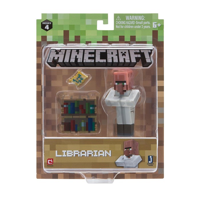 Jual MINECRAFT Villager Librarian Figure Pack - ORIGINAL MOJANG ...