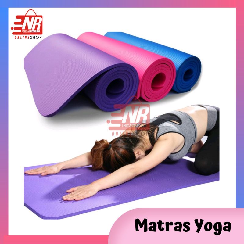 Jual FREE TAS Matras Yoga Mat Mattras Alat Senam Alas Yoga Serbaguna ...