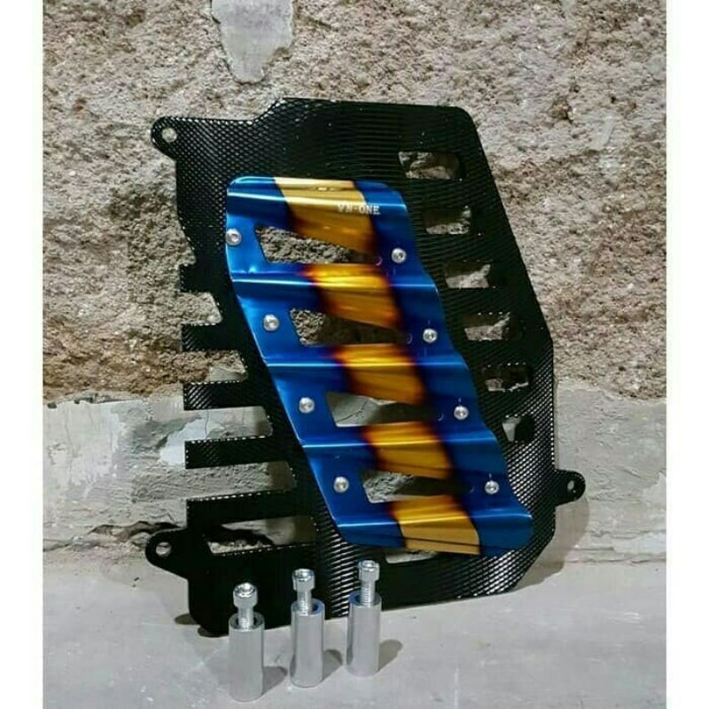 Jual Cover Tutup Radiator Nmax Aerox Two Tone Full CNC | Shopee Indonesia