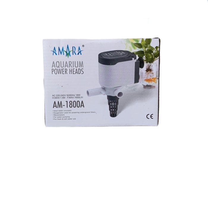 Jual Pompa Air Aquarium Amara Power Head Amara AM 1800 A Low Watt ...