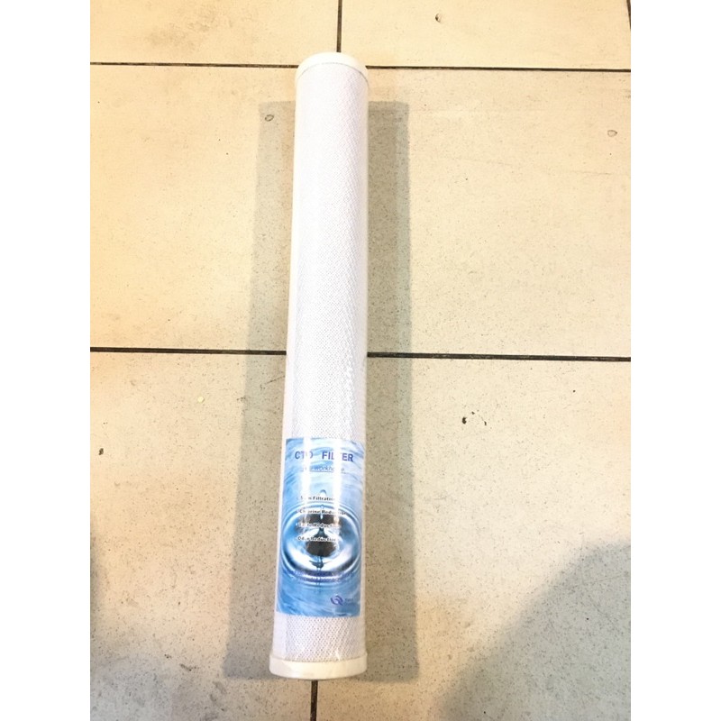 Jual CTO 20” Filter Air Karbon Blok CTO 2 Inch KUALITAS BAGUS ORIGINAL ...