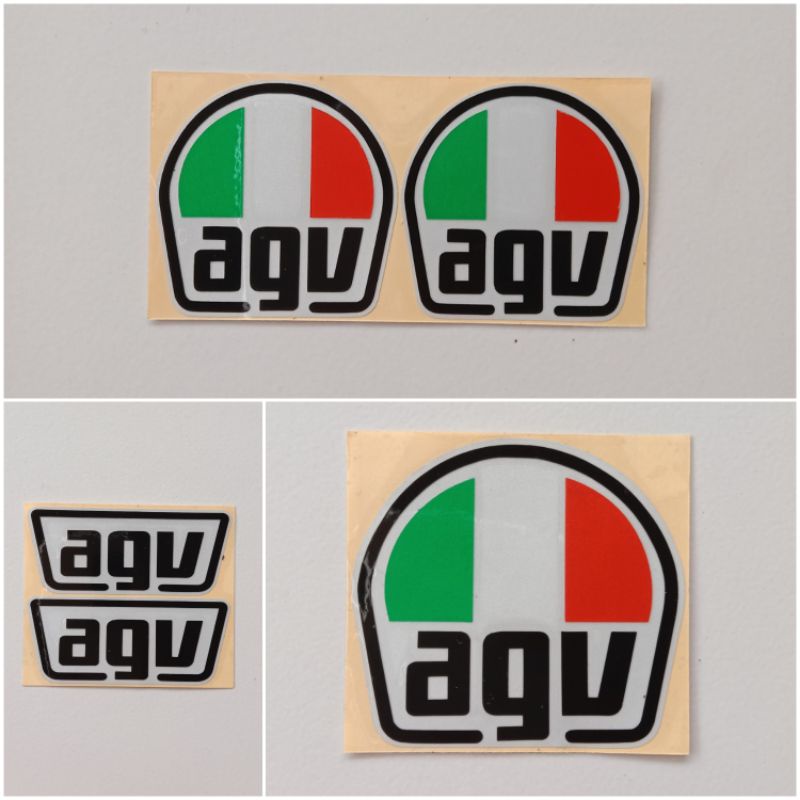 Jual STICKER LOGO AGV CUTTING HELM MOTOR | Shopee Indonesia