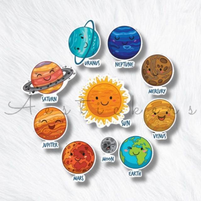 Jual STICKER PLANET AESTHETIC 1 PACK STIKER PLANET LUCU UNTUK CASE HP LAPTOP JURNAL | Shopee ...