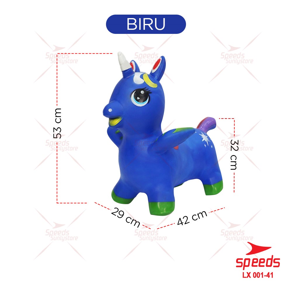 Jual ★ SPEEDS Mainan Kuda Kudaan Karet Rocking Horse Jumping Mainan ...