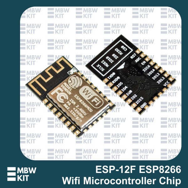 Jual ESP12F ESP-12F (ESP-12E upgrade) ESP8266 WiFi Chip Microcontroller ...
