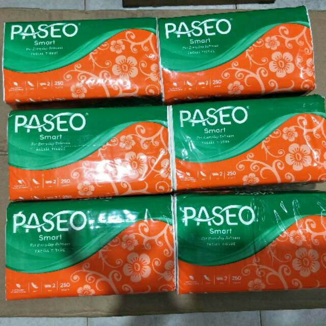 Jual (KHUSUS GO-SEND-GRAB) Tissue Paseo 250's- Tissue Facial/Tissue ...