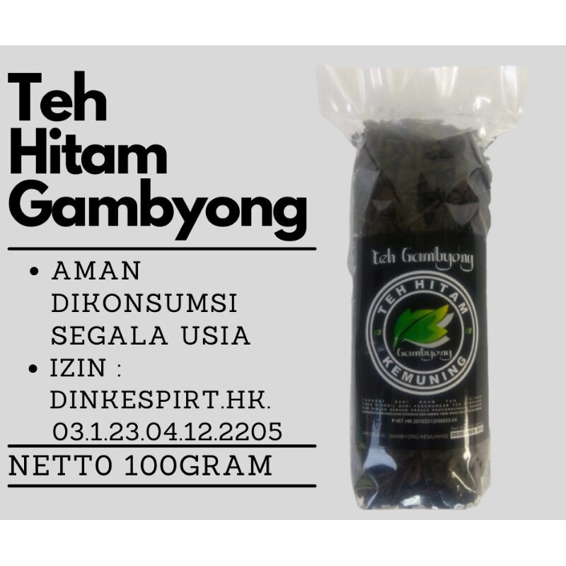Jual Teh Hitam Gambyong 120 Gram Oleh - oleh Kemuning khas Karanganyar ...