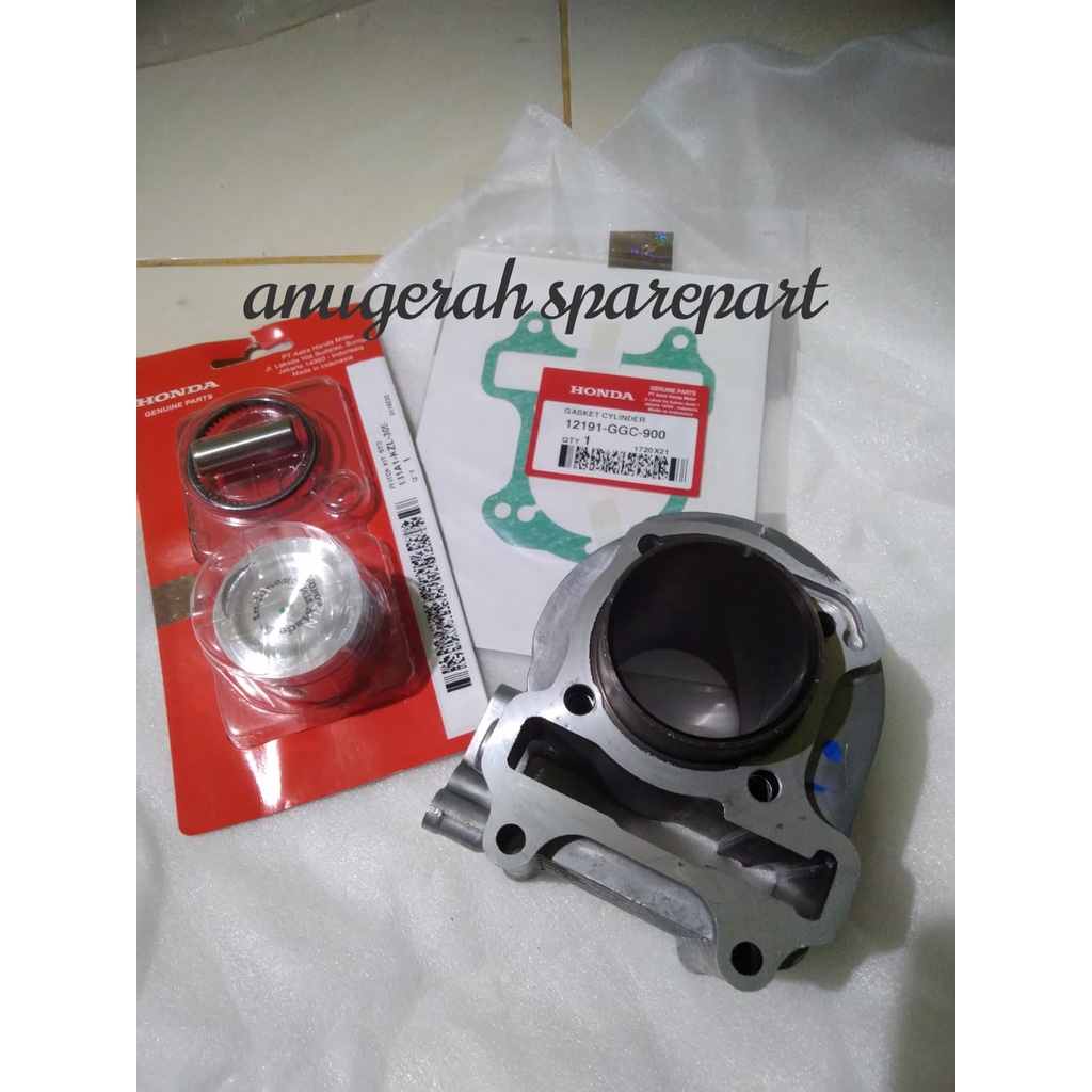 Jual Kas Blok Piston Paking LENGKAP Honda Beat FI Injeksi Scoopy Fi ORI ...