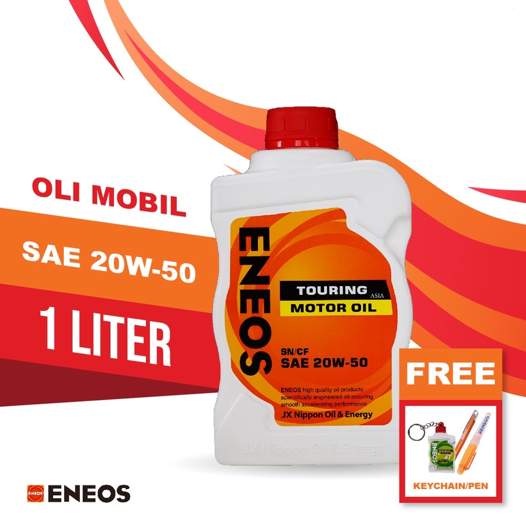 Jual ENEOS Oli Mesin Mobil SAE 20W-50 SN Kemasan 1Liter | Shopee Indonesia
