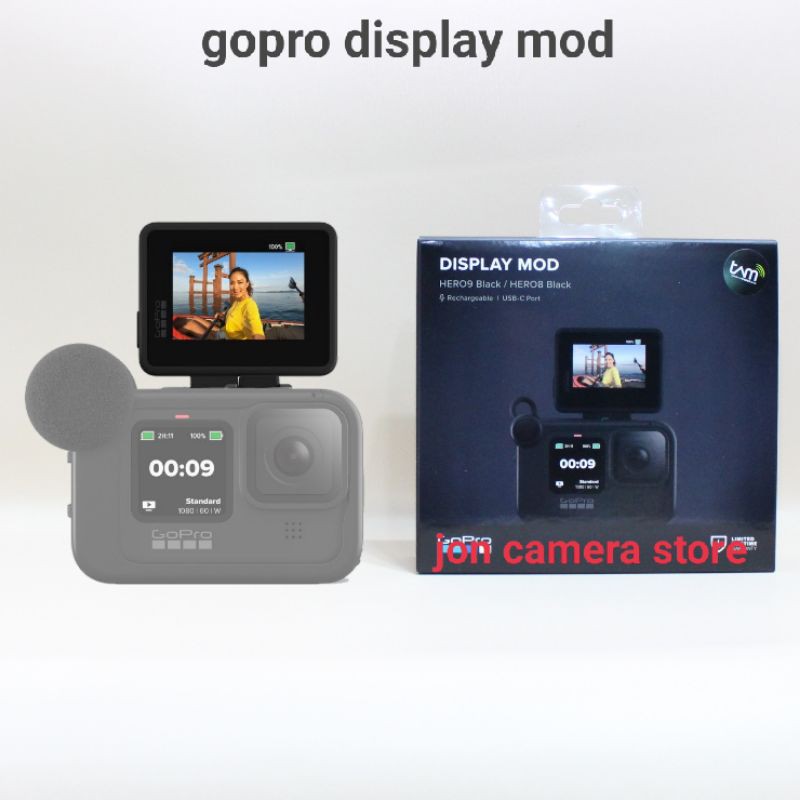 Jual gopro display mod for hero8 hero9 hero 8/9 black original - front ...