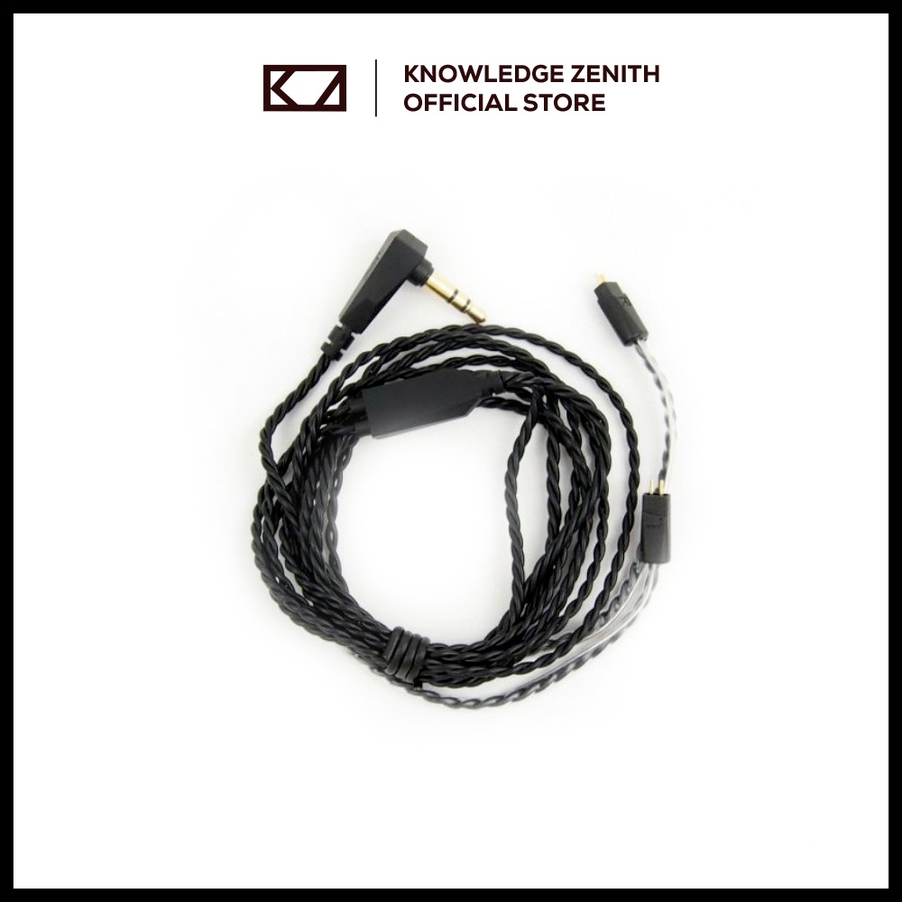 Jual KZ Knowledge Zenith Original Black Silver Plated Wire Earphone ...