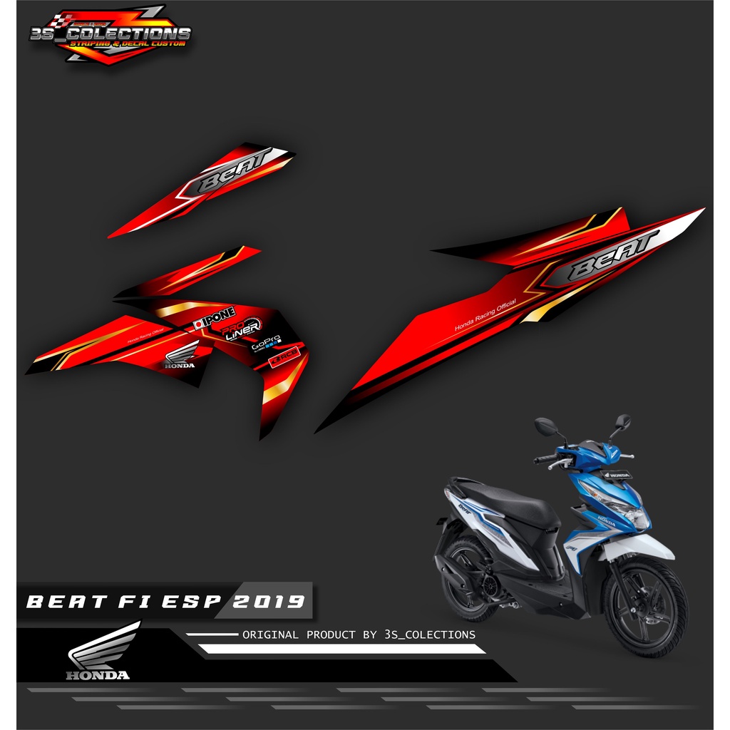 Jual Stiker Striping Lis BEAT ESP - Sticker Striping Variasi Motor BEAT ...
