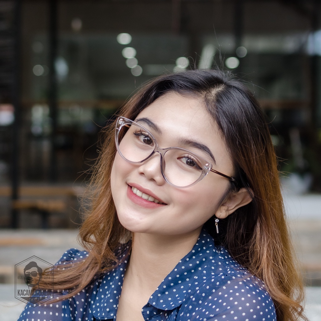 Jual Kacamata Jogja - Kacamata Minus Wanita Cat Eye Lebar - KADITA 01 ...