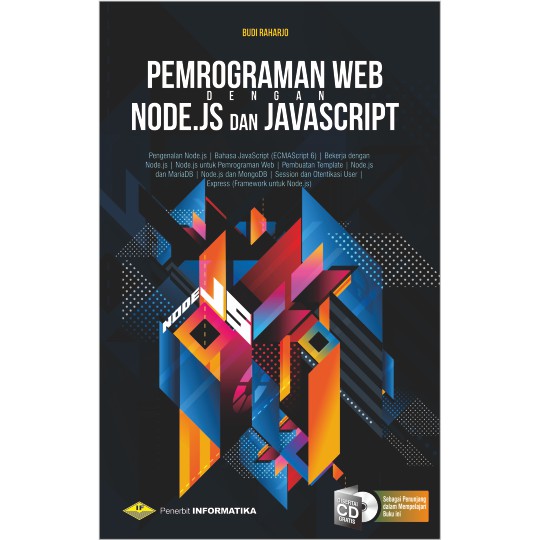 Jual Buku Pemrograman Web Dengan Node.JS dan JavaScript + CD | Shopee Indonesia