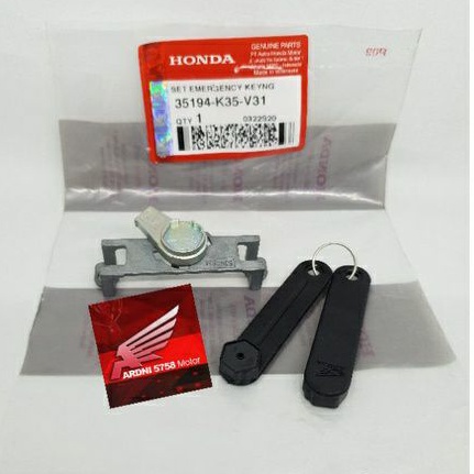 Jual KUNCI SET EMERGENCY KEY ADV PCX 150 VARIO 150 SCOOPY K2F KEYLESS ...