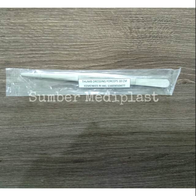Jual Pinset Anatomis 18cm - Pinset Anatomic Thumb Dressing Forceps 18cm ...