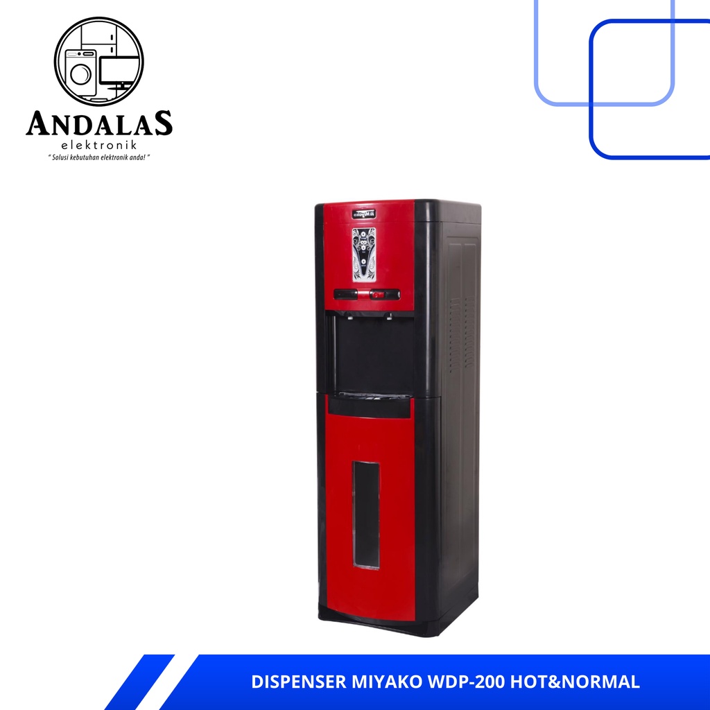 Jual DISPENSER TINGGI MIYAKO WDP-200 GALON BAWAH WDP200 WDP 200 HOT AND ...