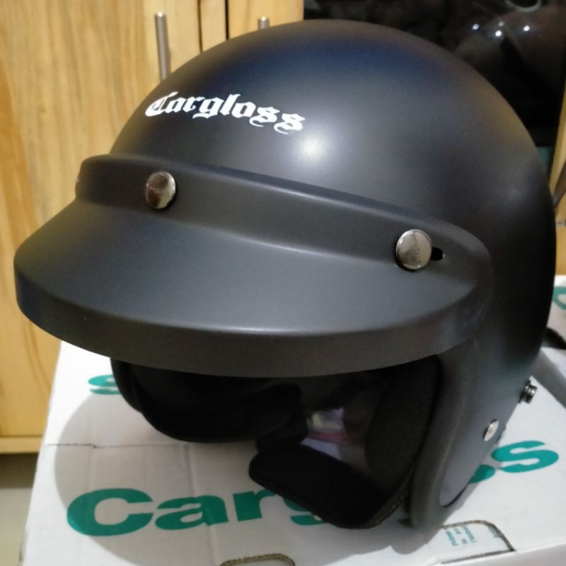 Jual helm cargloss half face original | Shopee Indonesia
