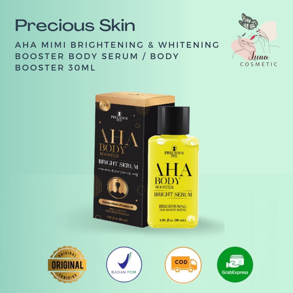 Jual AHA MIMI Precious Skin Brightening & Whitening Booster Body Serum ...
