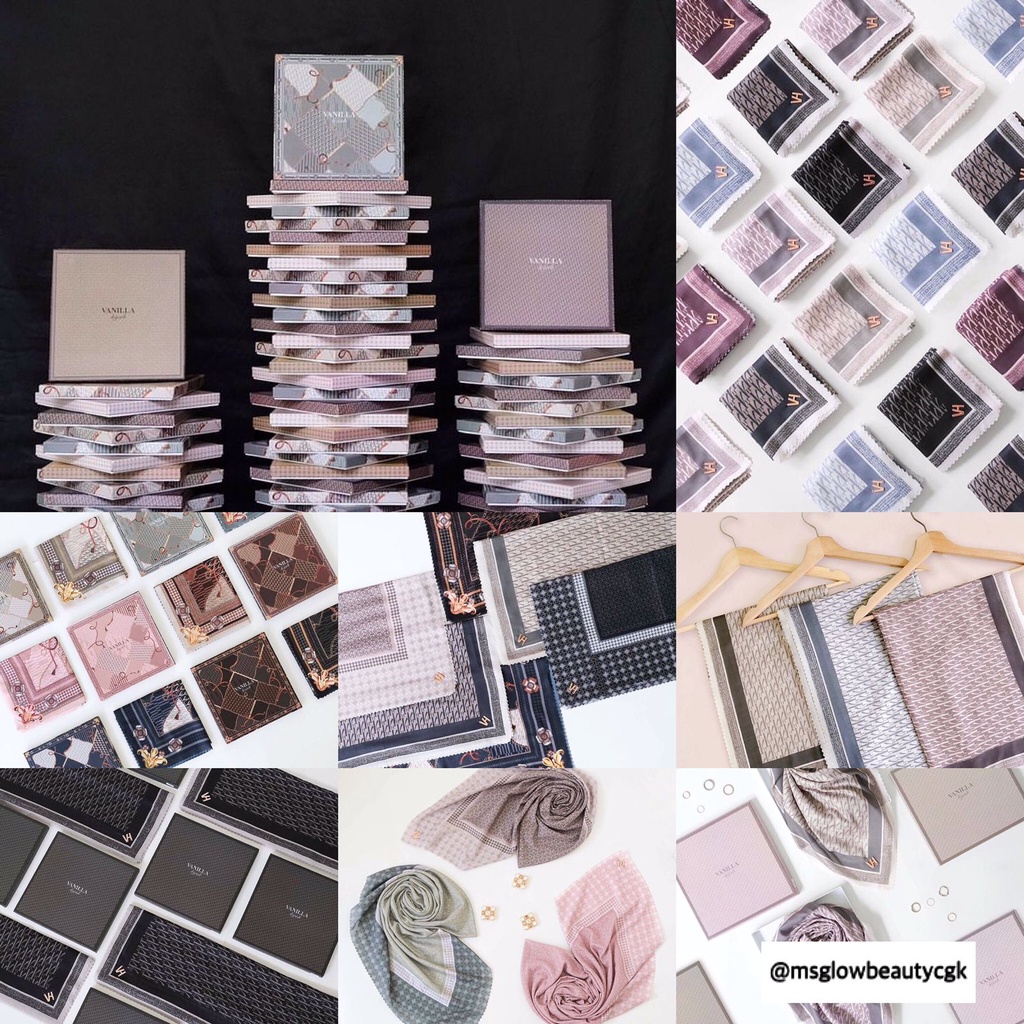 Jual Vanilla Hijab Exclusive Monogram Series (Readystock) | Shopee ...