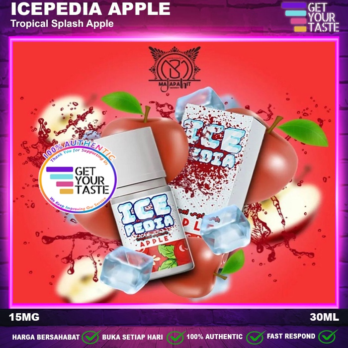 Jual Liquid Icepedia Apple Pods Friendly 30ML Ice Pedia by Majapahit ...