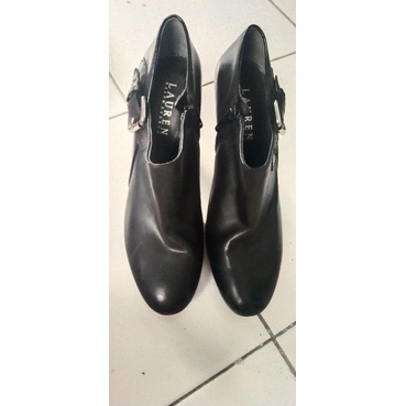Jual Lauren Sepatu leather low boot hitam | Shopee Indonesia