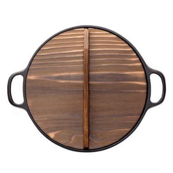 Jual Cast Iron Sukiyaki Gyoza Pan Tutup Kayu Oigen Ca-004 Ih Oigen Japan Medanbaiak.Store ...