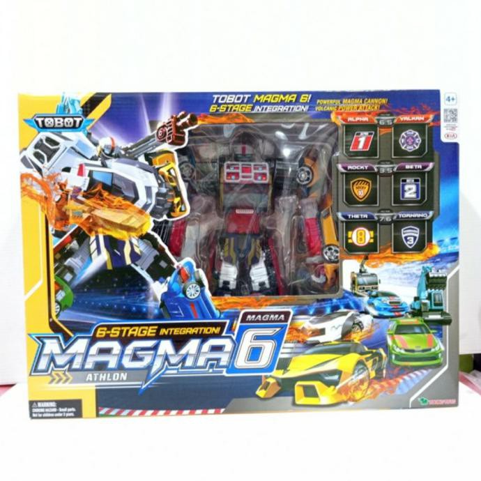 Jual MAINAN TOBOT ROBOT ATHLON MAGMA 6 BESAR ORIGINAL YOUNG TOYS GALAXY ...