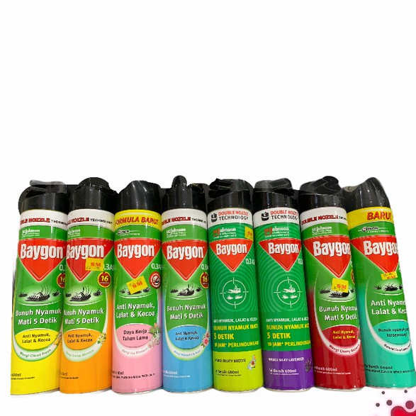 Jual Baygon Aerosol Citrus Fresh 600ml ALL VARIAN | Shopee Indonesia