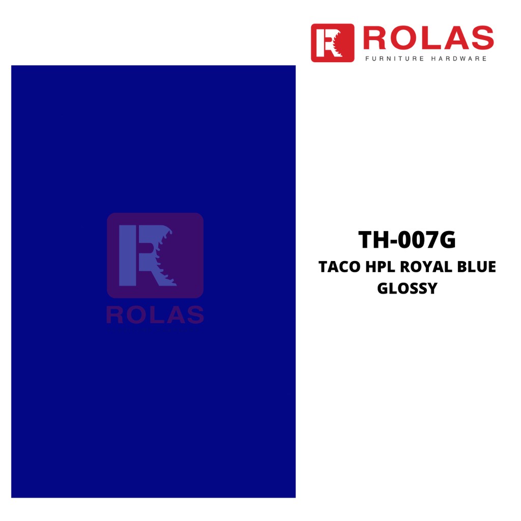 Jual TACO HPL ROYAL BLUE GLOSSY TH-007G / HPL TACO WARNA BIRU GLOSSY TH ...