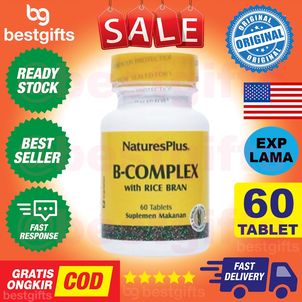 Jual NATURE'S NATURES NATURE PLUS B COMPLEX ANTI STRESS VITAMIN SARAF ...