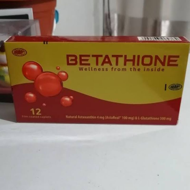 Jual Betathione (Glutathione 500mg + Astaxanthin 4mg) supllement dan ...