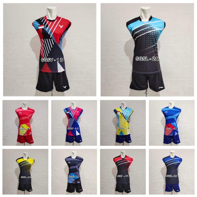 Jual Baju badminton singlet kaos bulutangkis singlet celana badminton ...