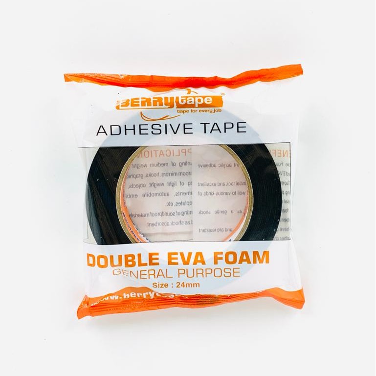 Jual DOUBLE FOAM BERRY HIJAU 24 MM / Double Side Tape Foam Berry 1 ...