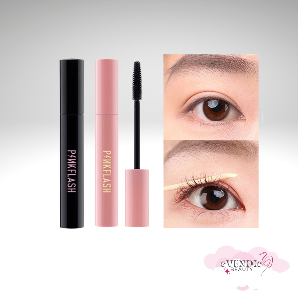 Jual PINKFLASH WATERPROOF MICRO BRUSH MASCARA|day maskara / night ...