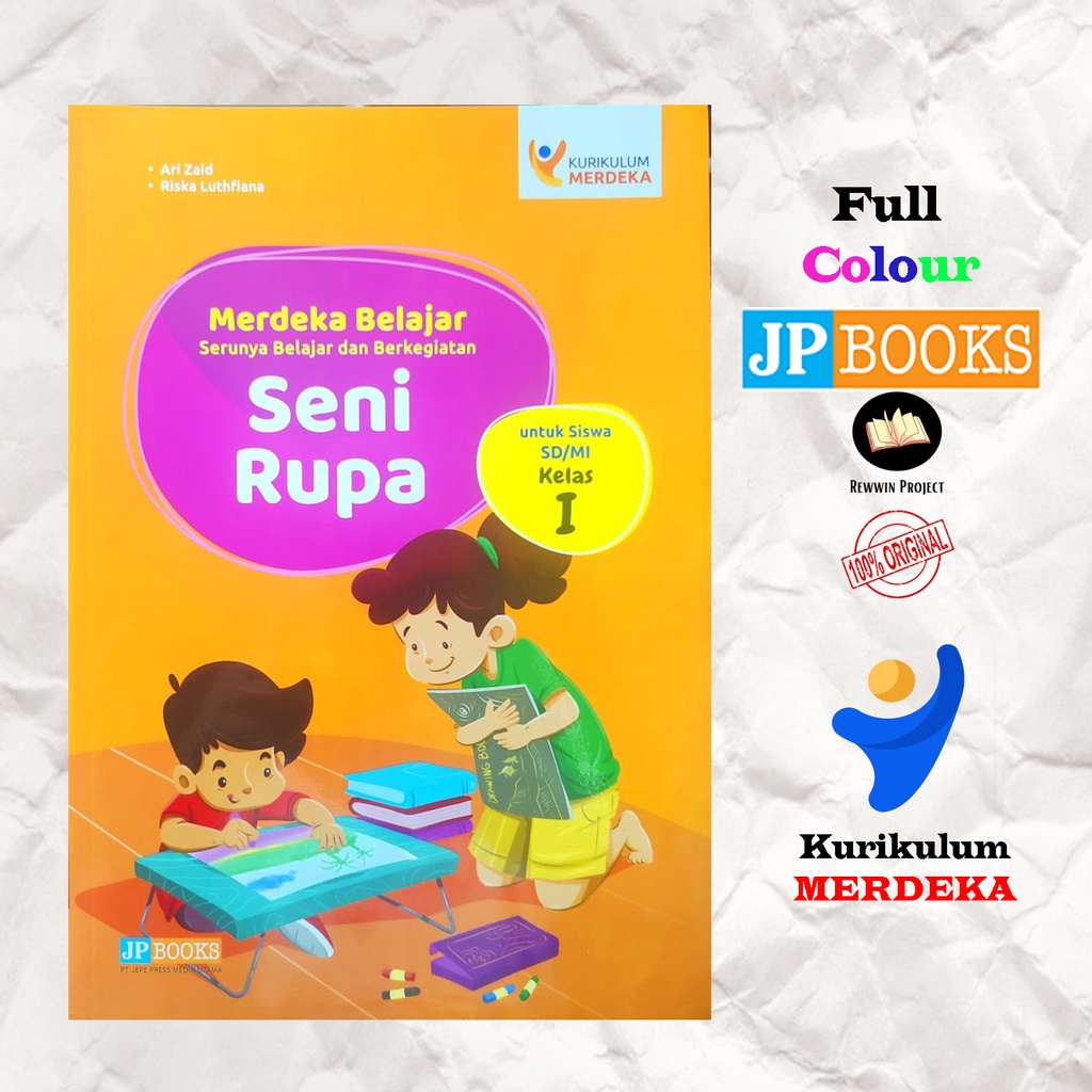 Jual Buku Seni Rupa SD Kelas 1 Kurikulum Merdeka - Merdeka Belajar JP Books | Shopee Indonesia