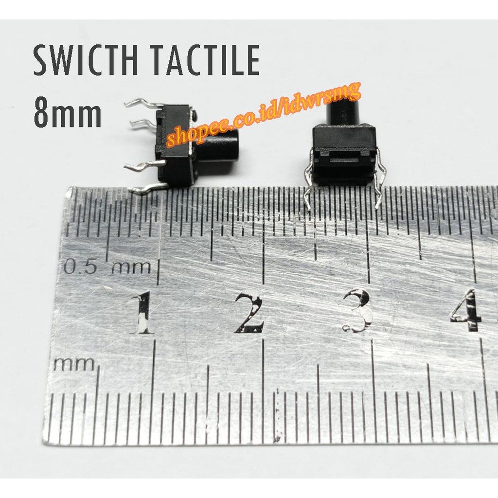 Jual Tactile Switch Push Button Kecil 4 pin 8 mm 8mm 8MM Micro Switch ...