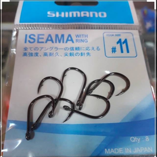 Jual MATA KAIL/HOOK SHIMANO ISEAMA SIZE 7-14 | Shopee Indonesia